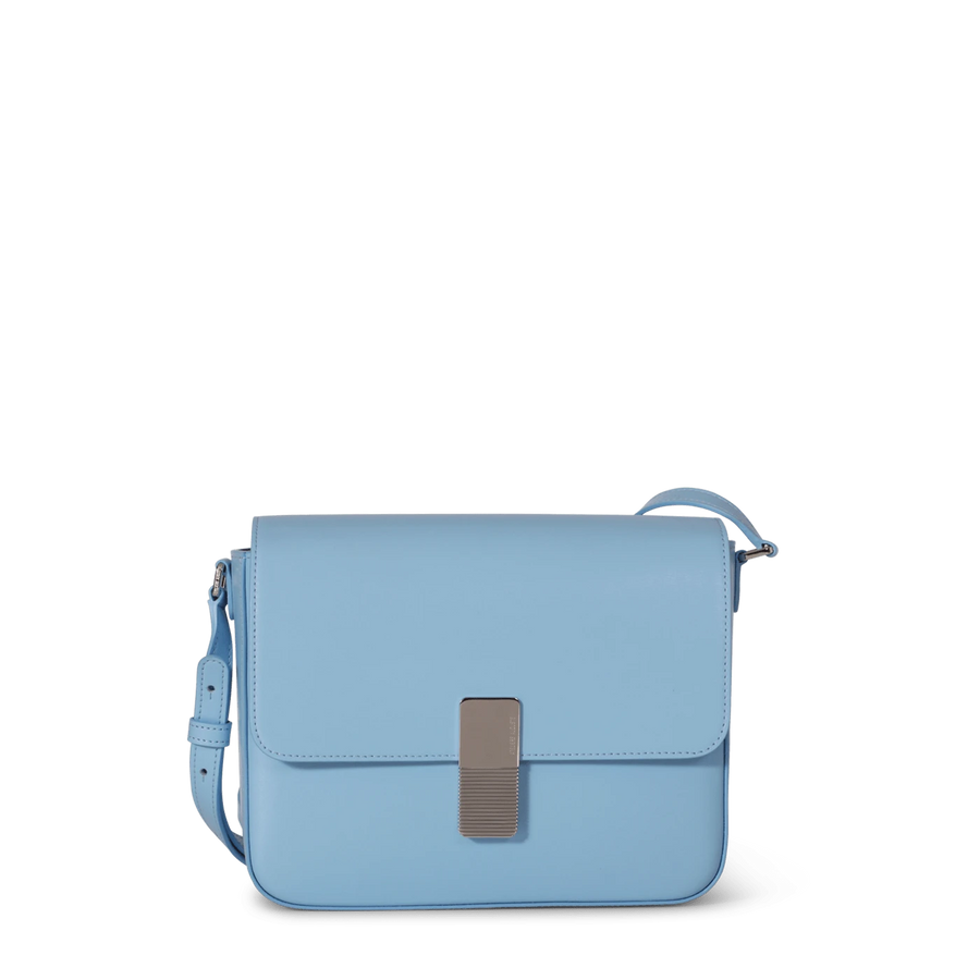 Monceau Silver Edition - Light Blue Box Leather – Ateliers Auguste
